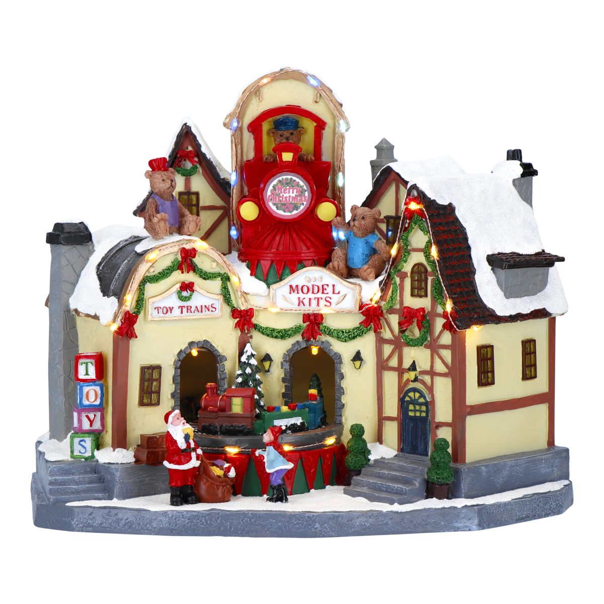 TOY SHOP WITH TRAIN ANIMATED LED - Florentia Center