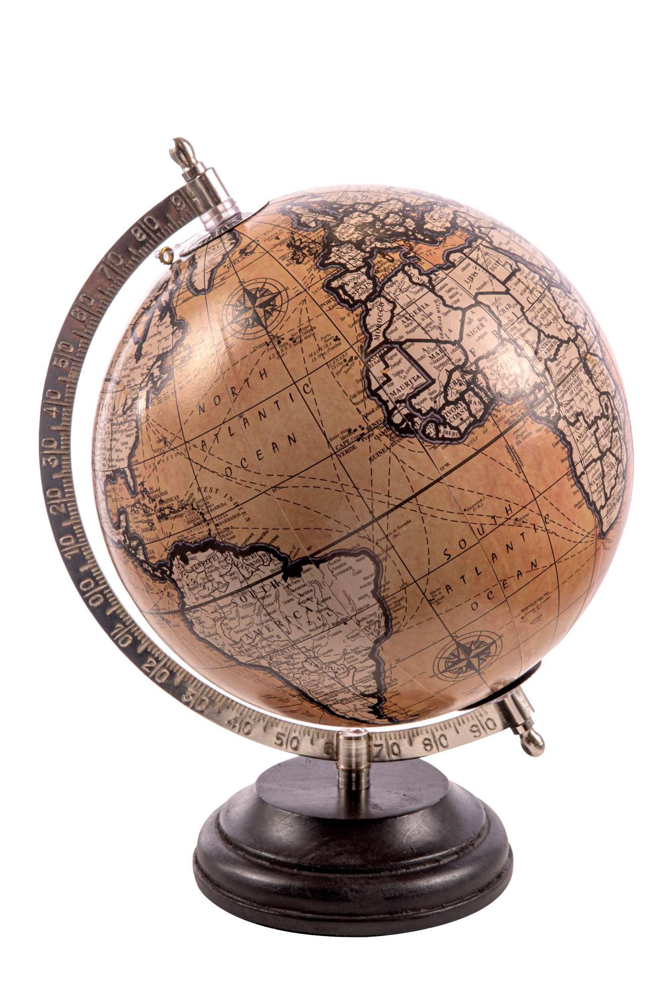 GLOBE ON BLACK STAND - Florentia Center