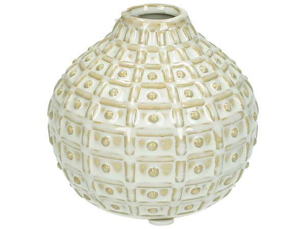 VASE CERAMIC IVORY - Florentia Center